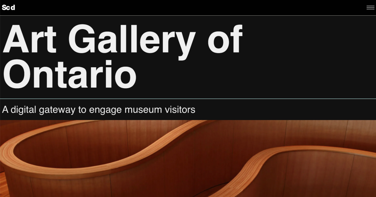 Art Gallery of Ontario - Shane Collier Design